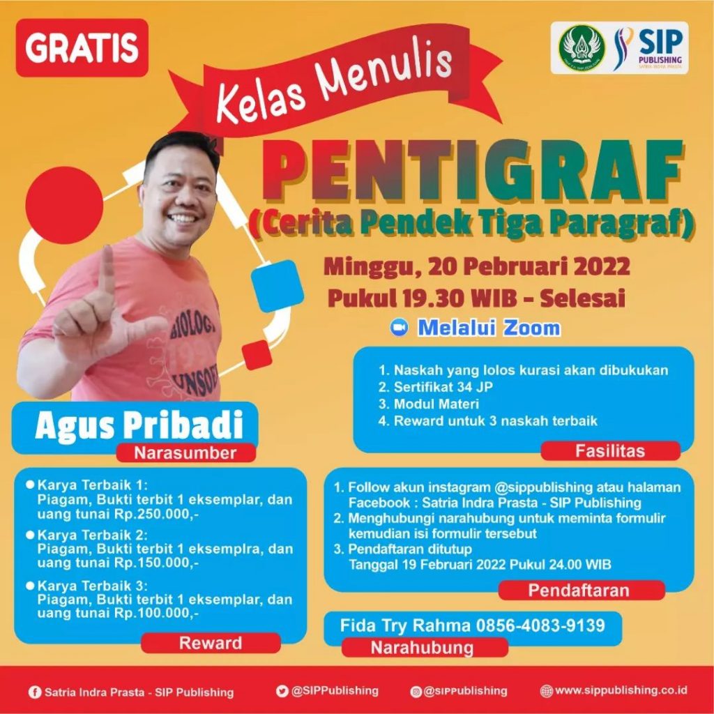 Kelas Menulis Pentigraf - SIP Publishing